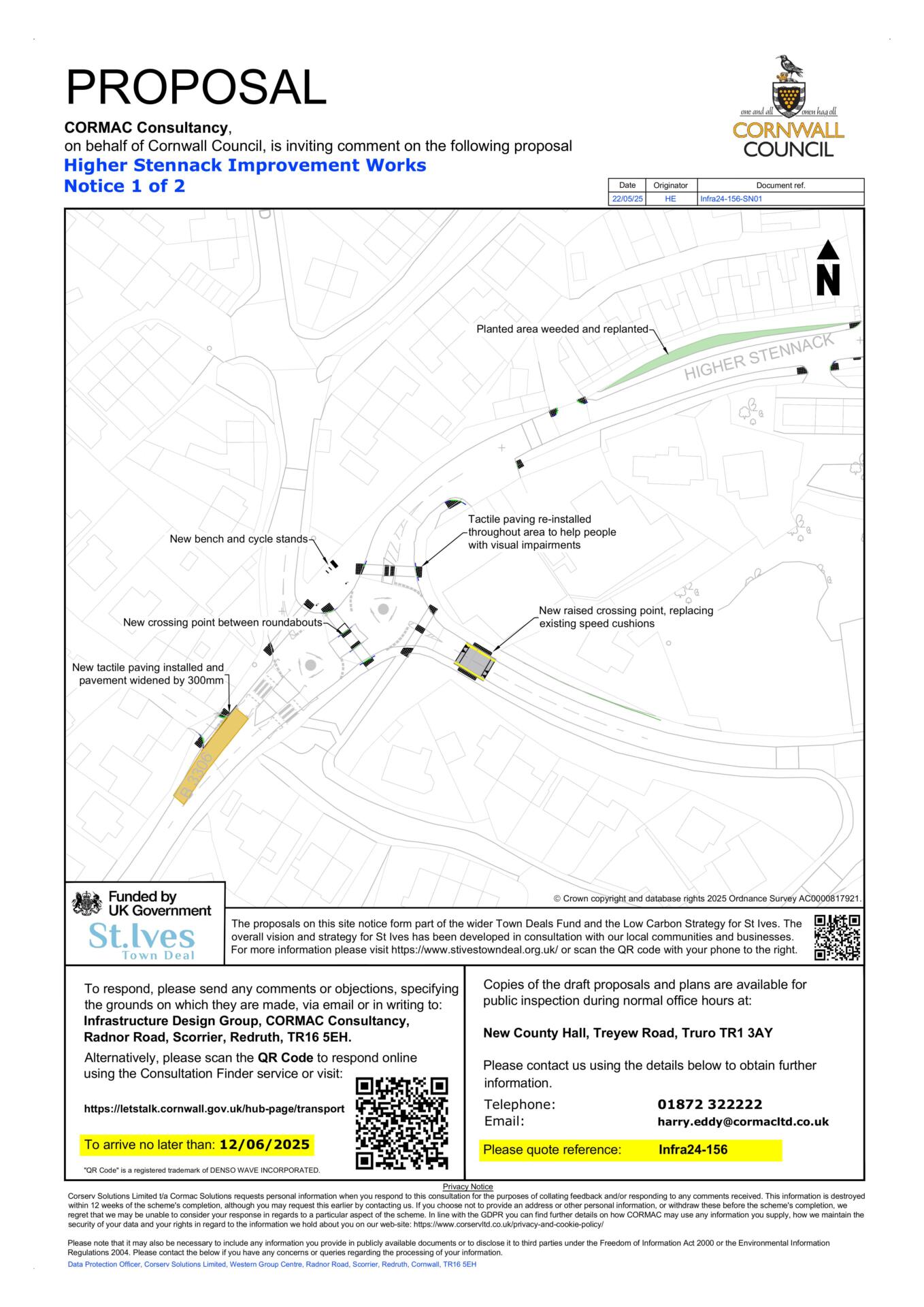 Plans for improvements around Higher Stennack published for ...