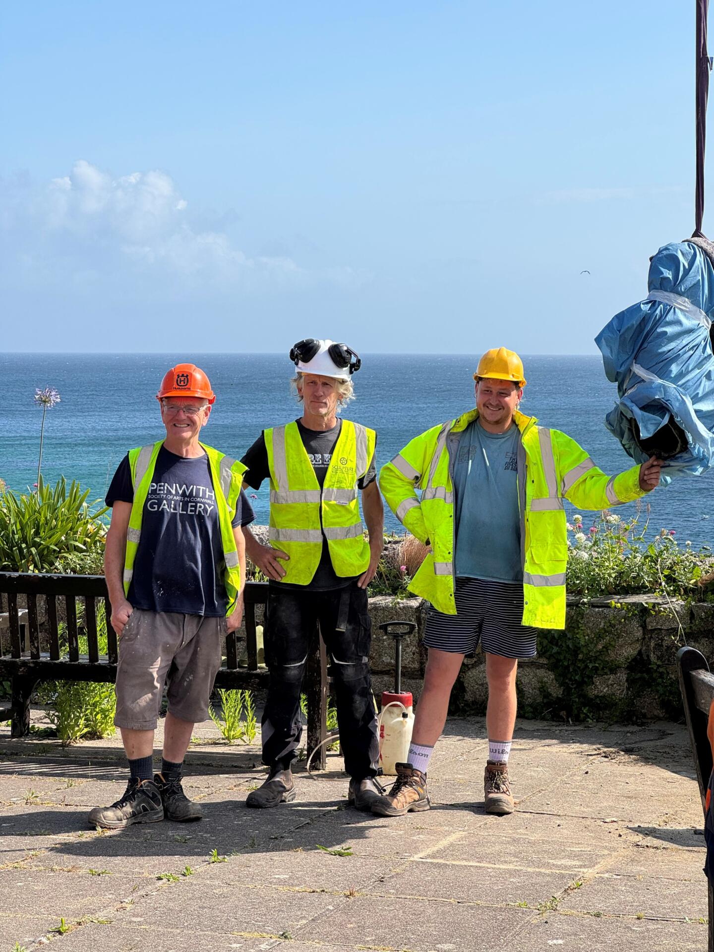 Iconic sculpture is relocated for safe keeping during Malakoff ...